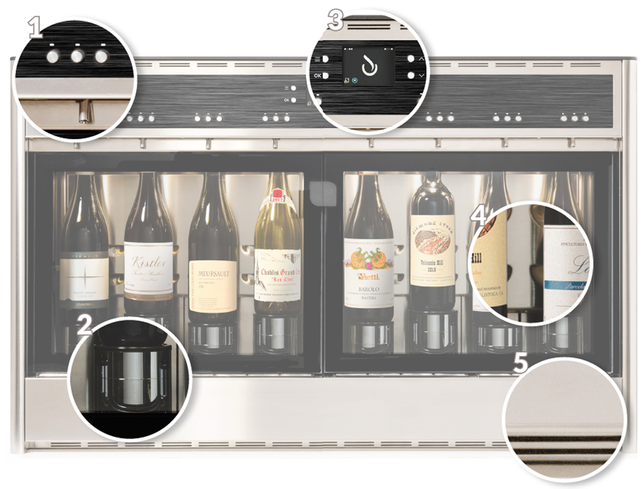 Eight Bottles Back Bar Wine Dispenser – OTTO EASY – Wineemotion